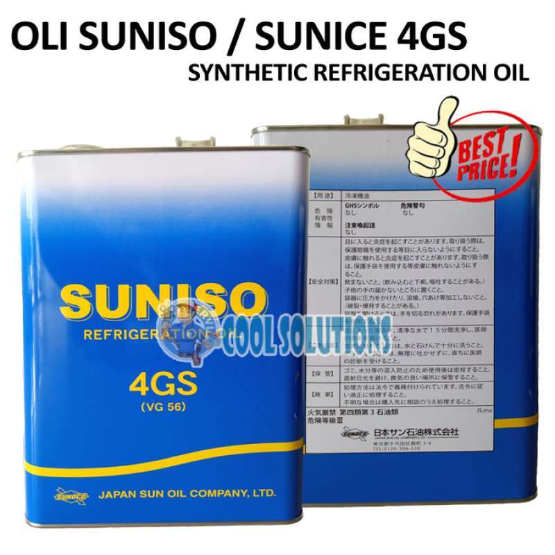 Promo Oli Suniso 4gs - Oli Sunice 4gs - Synthetic Refrigeration Oil ...