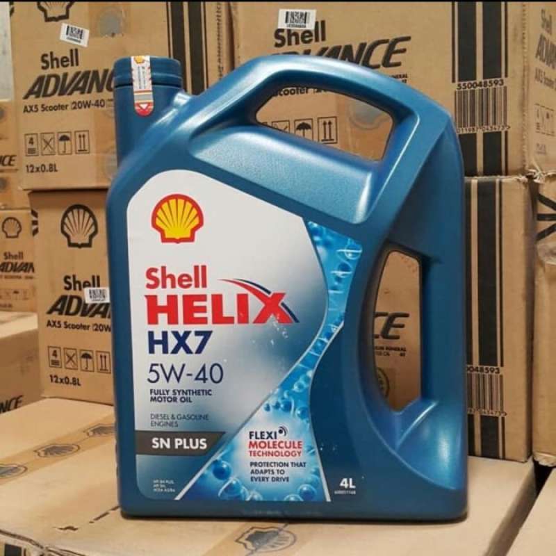 Promo Oli Shell Helix Hx7 5w-40 4 Liter Diskon 23% Di Seller Busabusi ...
