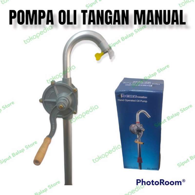Promo Pompa Oli Minyak Tangan Manual Drum Rotary Oil Hand Pump Heavy ...