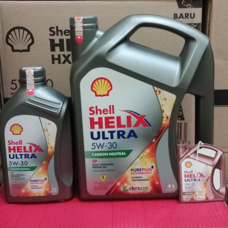 Promo Shell Helix Ultra 5w -30 Paket 5liter Diskon 23% Di Seller ...