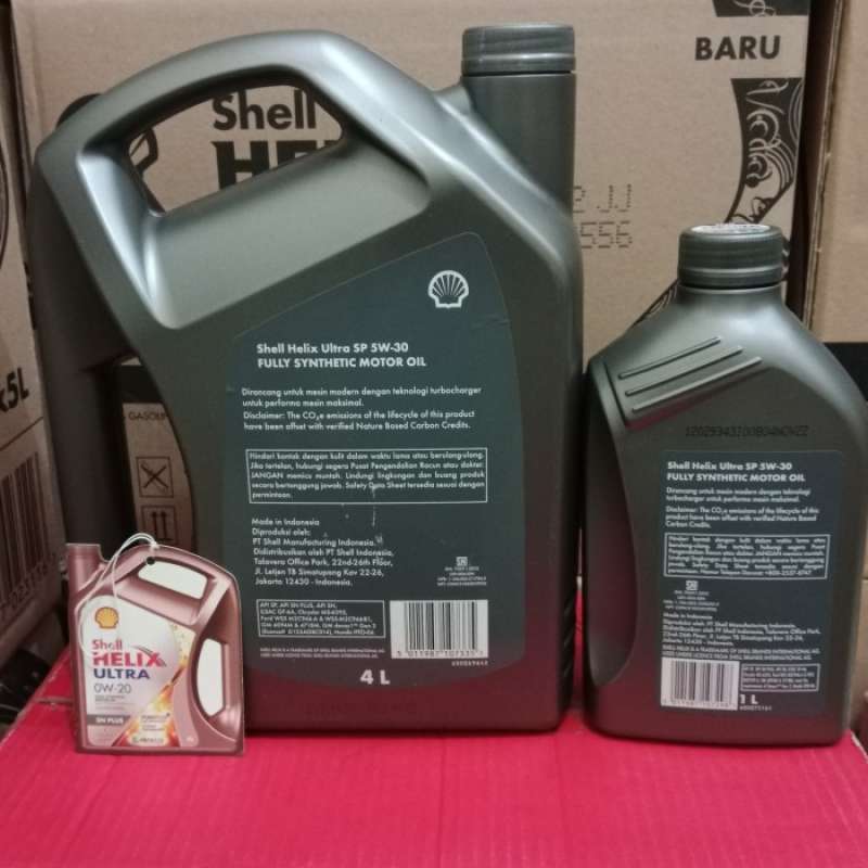 Promo Shell Helix Ultra 5w -30 Paket 5liter Diskon 23% Di Seller ...