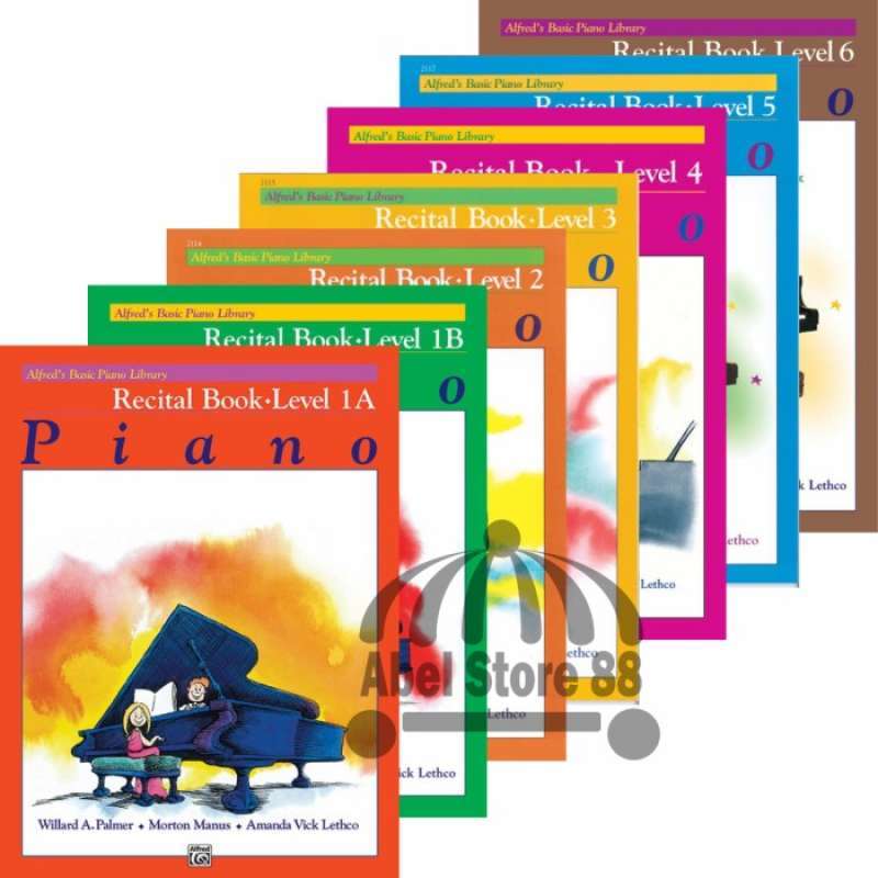 Jual Alfred Basic Piano Recital Book 1a/1b/2/3/4/5/6 Buku Lagu Piano ...