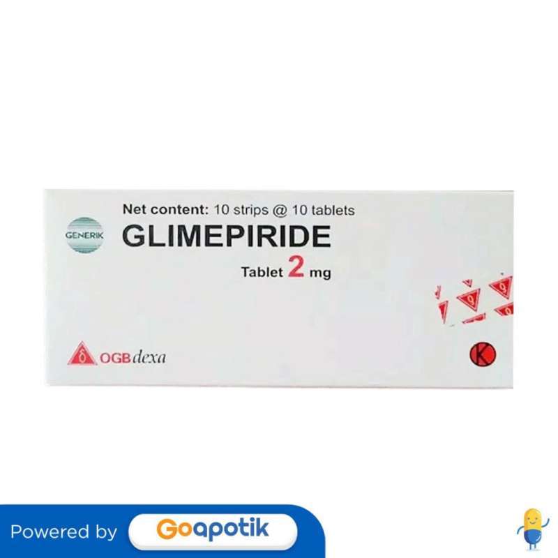 Jual Glimepiride Ogb Dexa Medica 2 Mg Box 100 Tablet / Diabetes Di ...
