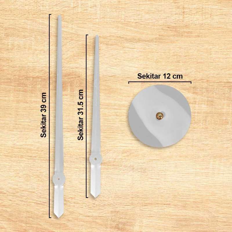 Jual Jam Dinding Besar Diy Giant Clock Quartz 80-130cm D013 Tidur Alarm ...