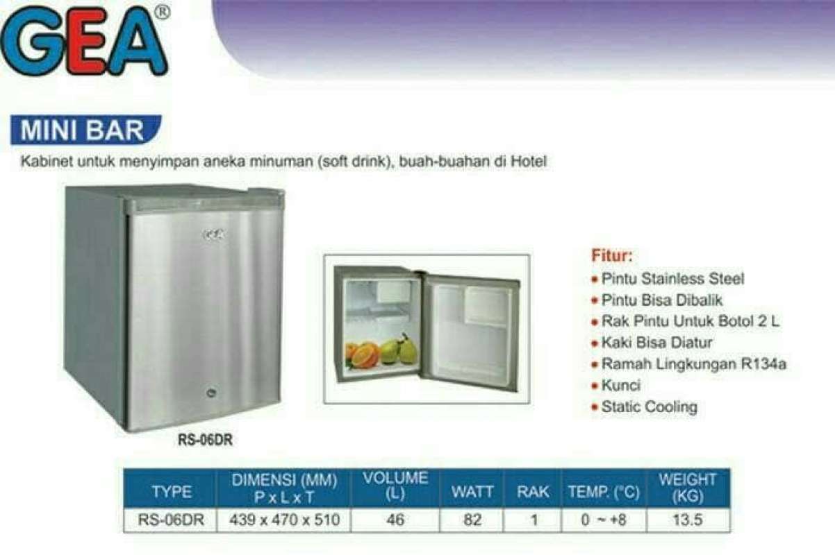 Promo Kulkas Mini Gea Rs-06 Portable Baru Diskon 7% Di Seller Haveart ...