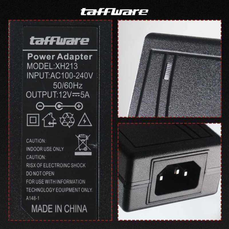 Jual Adaptor Power Supply Converter Ac To Dc 12v 5a Cigarette Port ...