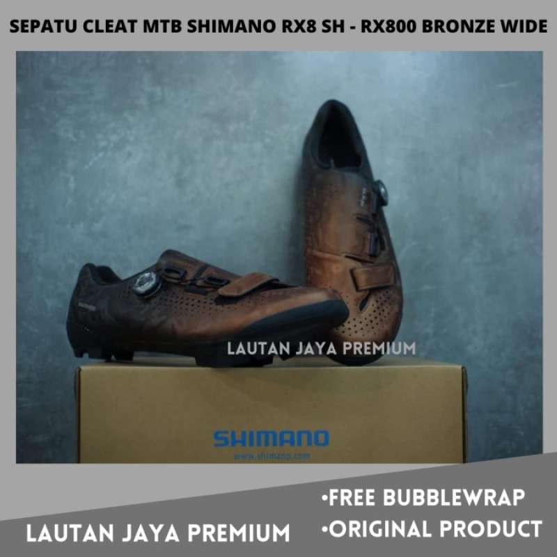 Promo Sepatu Cleat Mtb Shimano Rx8 Sh - Rx800 Bronze Wide Diskon 33% Di ...