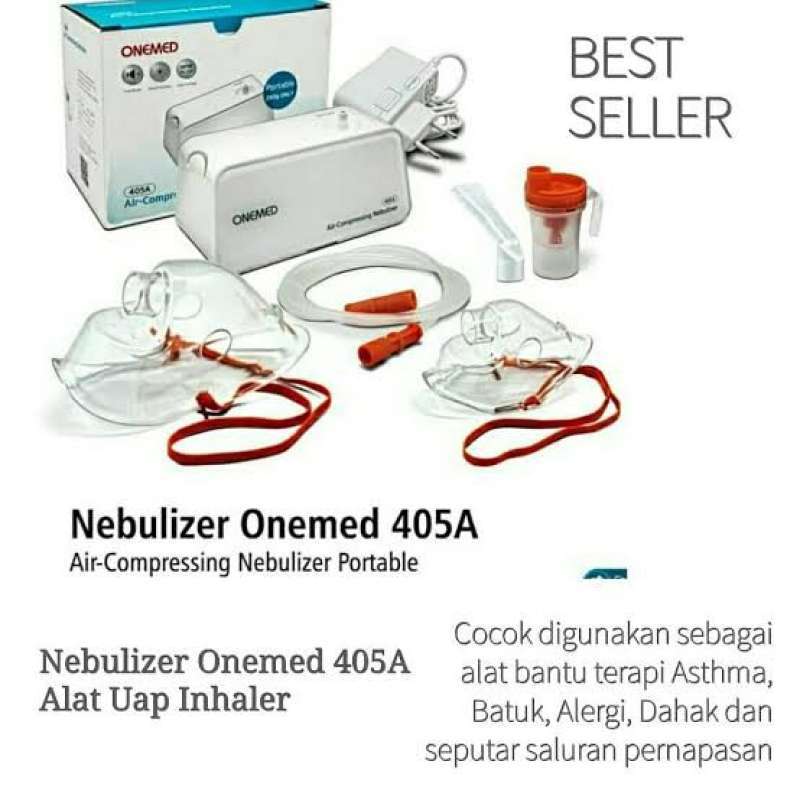 Promo Nebulizer Onemed 405a Alat Uap Terapi Pernapasan Portable / Original Diskon 33% Di Seller ...