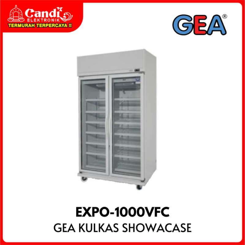 Promo Gea Kulkas Showcase Display Cooler 1050 Liter Expo-1000vfc Diskon ...