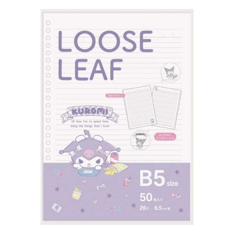 Jual M-plan Loose Leaf B5 Sanrio Dull Kertas Isi Ulang Note Limited ...
