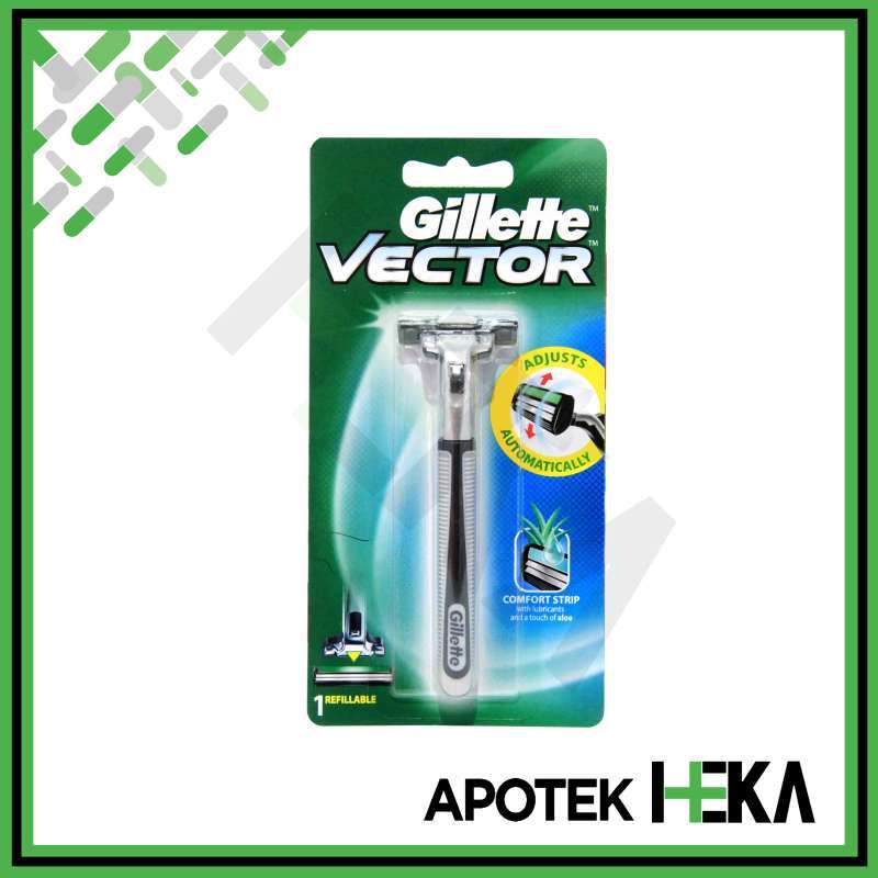 Jual Gillette Vector Razor - Pisau Cukur Alat Cukur Pria Di Seller ...