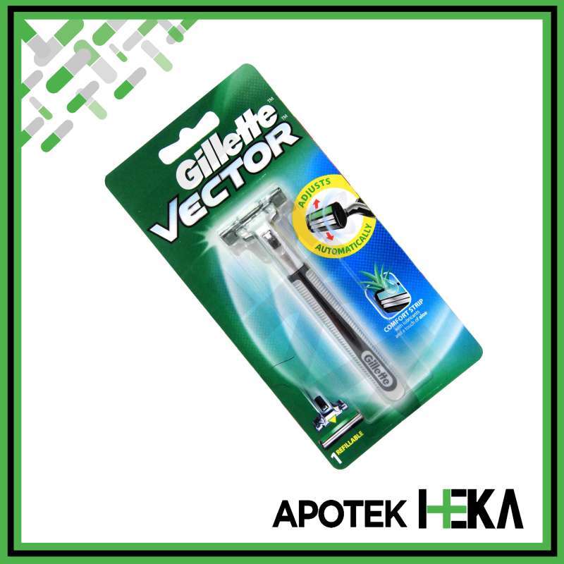 Jual Gillette Vector Razor - Pisau Cukur Alat Cukur Pria Di Seller ...