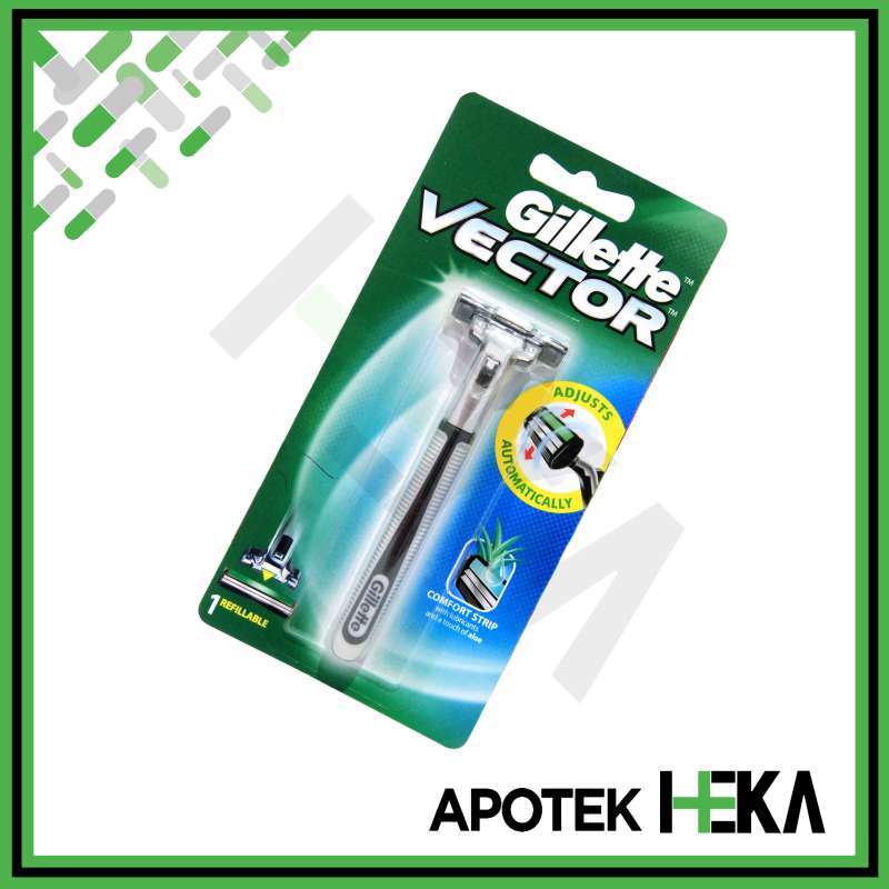 Jual Gillette Vector Razor - Pisau Cukur Alat Cukur Pria Di Seller ...