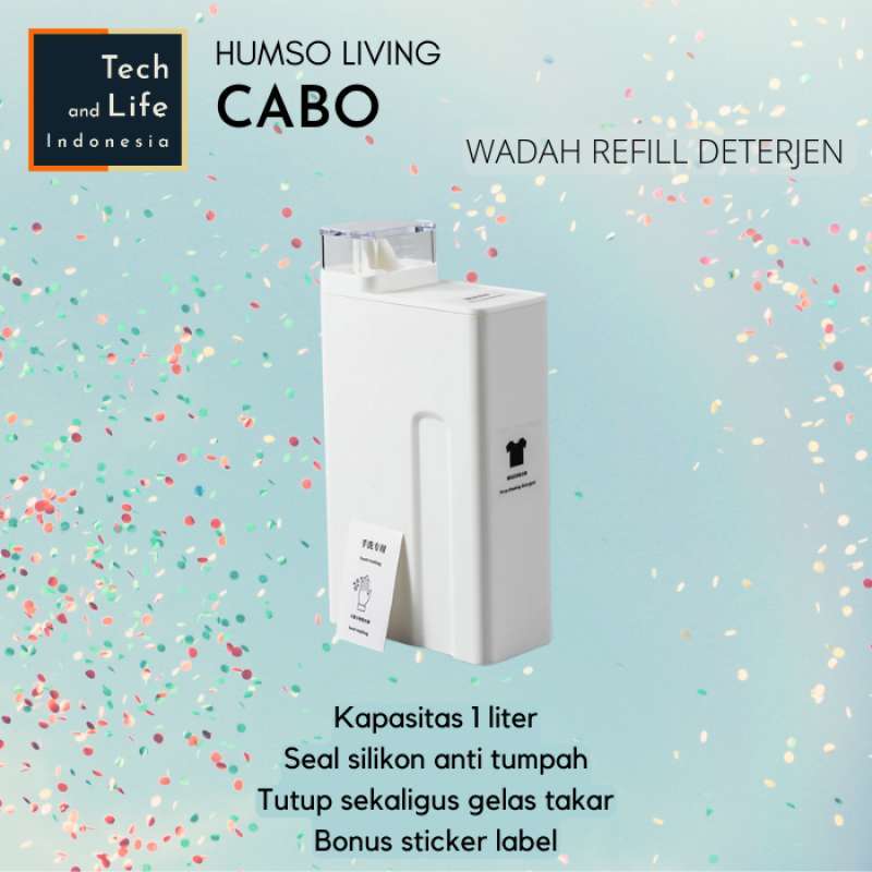 Promo Wadah Deterjen Softener Humso Cabo Botol Refill Laundry 1l Diskon ...