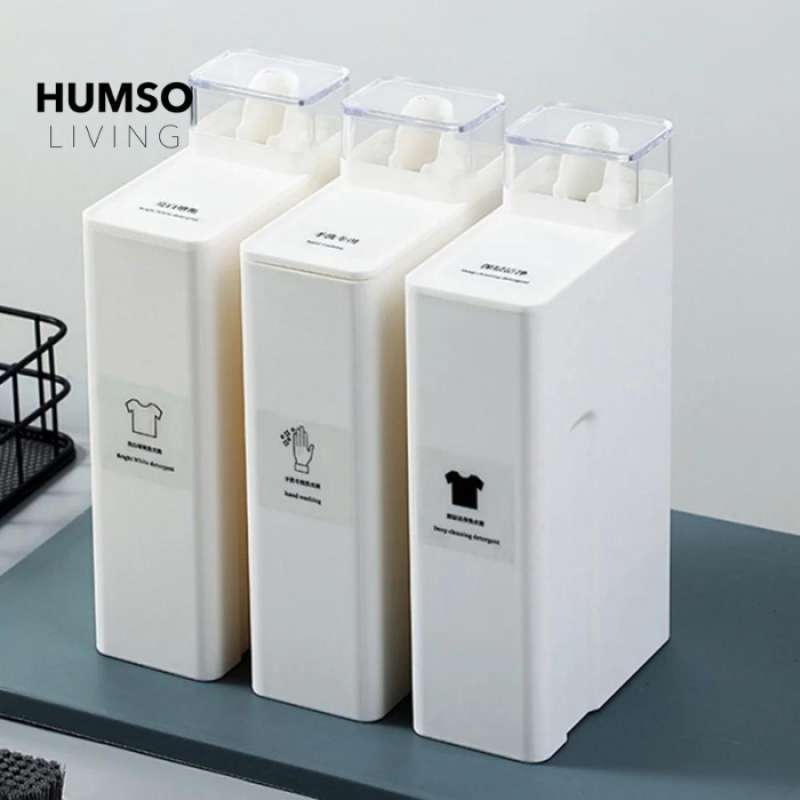 Promo Wadah Deterjen Softener Humso Cabo Botol Refill Laundry 1l Diskon ...