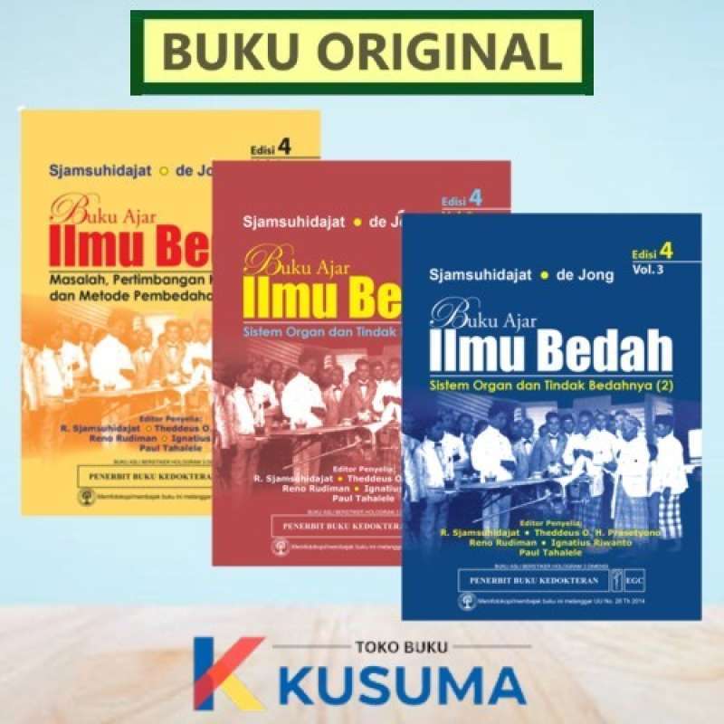 Jual [original] Buku Ajar Ilmu Bedah Edisi 4 - Set 3 Buku De Jong Di Seller Rumix - Cengkareng ...