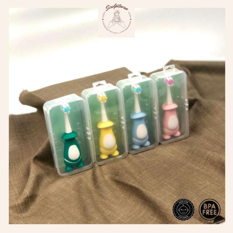 Jual Sikat Gigi Anak Bulu Halus Lembut / Toothbrush Standable 3d ...