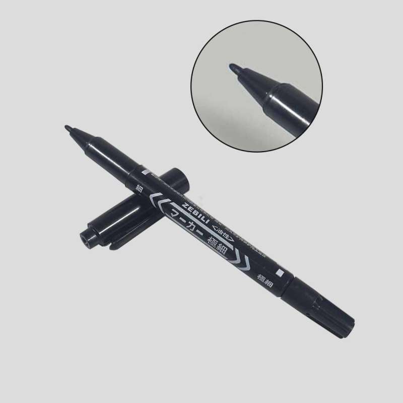 Jual Zebili Amak Spidol Dual Side Pen 4in1 Long Nib Marker 0.7mm A241 ...