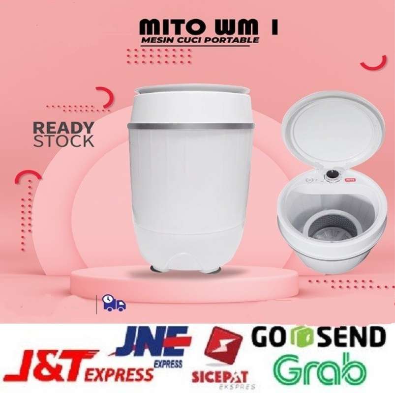 Promo Mito Wm1 Wm 1 Mesin Cuci Mini Portable 3,5 Kg Garansi Resmi ...