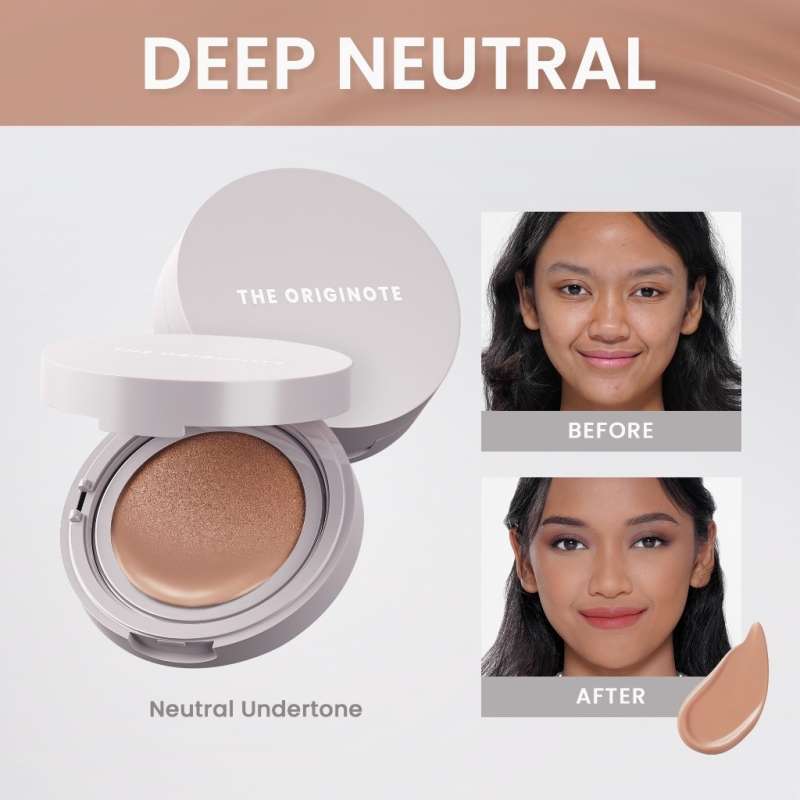 Jual The Originote High Cover Serum Cushion - Base Makeup Tekstur ...