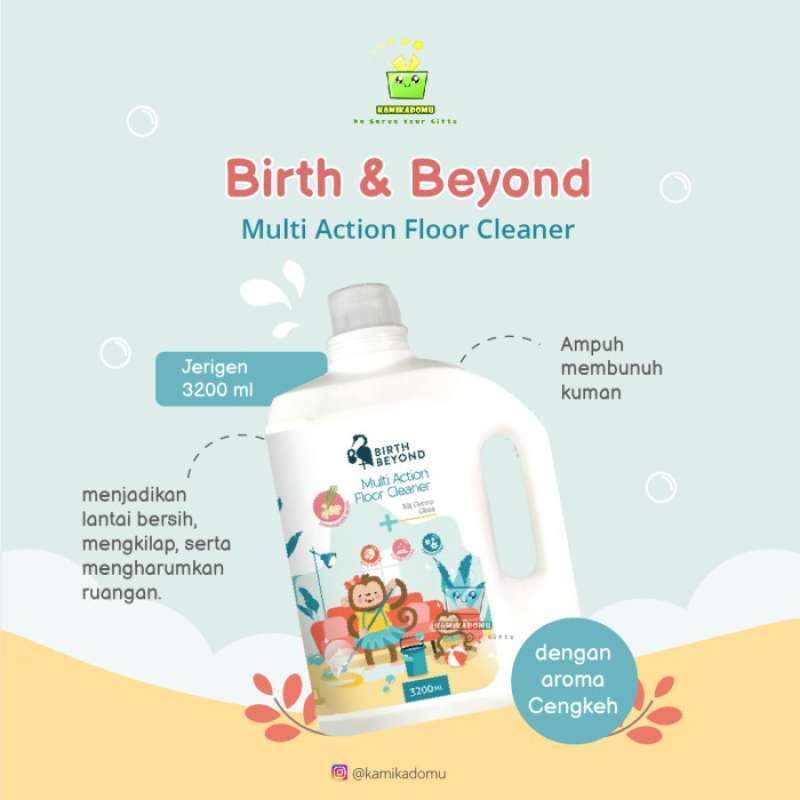 Promo Kamikadomu - Birth Beyond Multi Action Floor Cleaner 3200ml ...