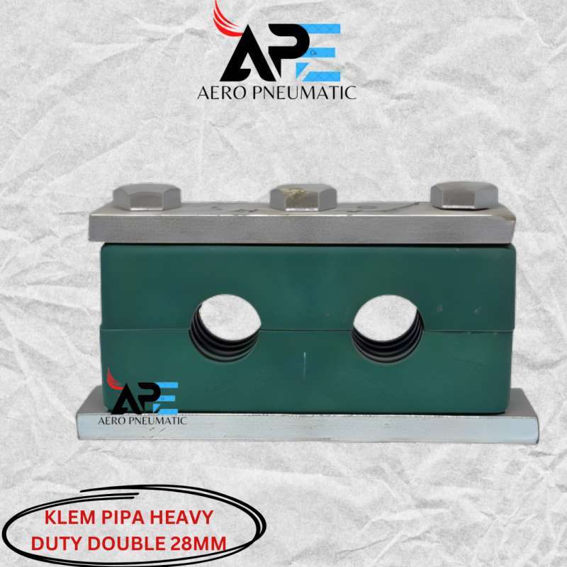 Jual 28mm Klem Pipa Heavy Duty Double / Klem Pipa Stauff Model Di Seller Aero Pneumatic ...
