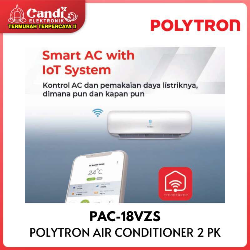 Jual Polytron Air Conditioner Ac 2 Pk Smart Neuva Pro Pac-18vzs Di Seller Candi Elektronik ...