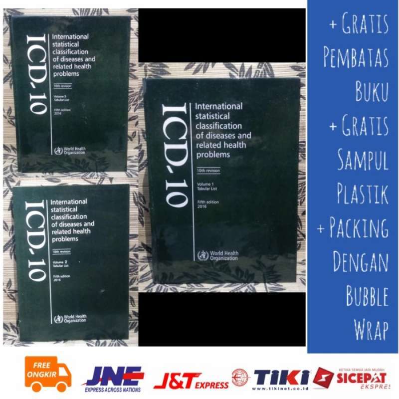 Jual Icd 10 Volume 1-3 Tahun 2016 Di Seller Regstore - Cengkareng Timur, Kota Jakarta Barat | Blibli