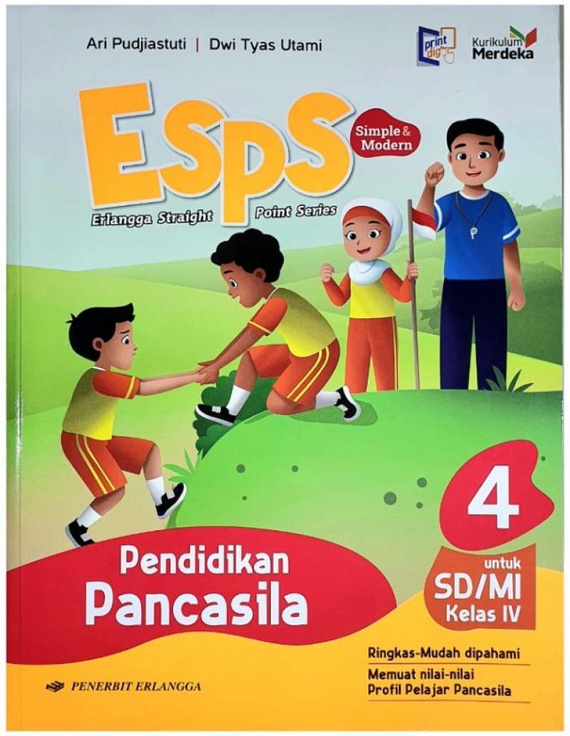 Jual Esps Pendidikan Pancasila Sd Kelas 1 2 3 4 5 6 - Kurikulum Merdeka Erlangga Di Seller Rumix ...