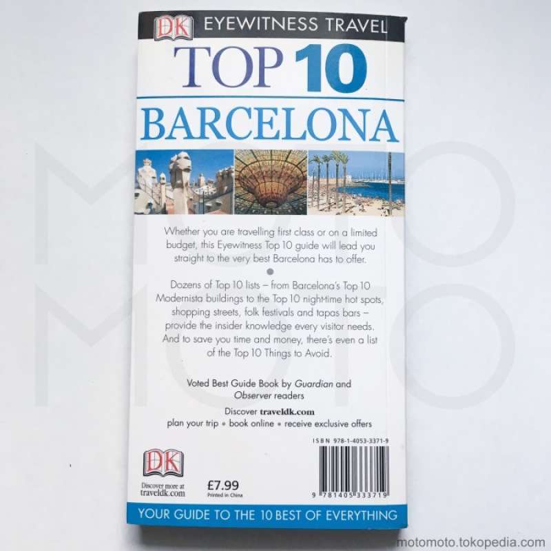Jual Travel Guide Barcelona Top 10 Dk Eyewitness Buku Spain Spanyol Book Di Seller Circlet ...