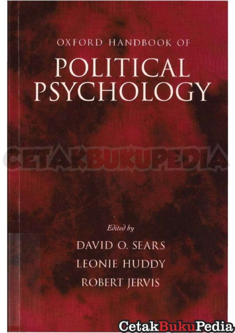 Jual Book Oxford Handbook Political Psychology Di Seller Circlet ...