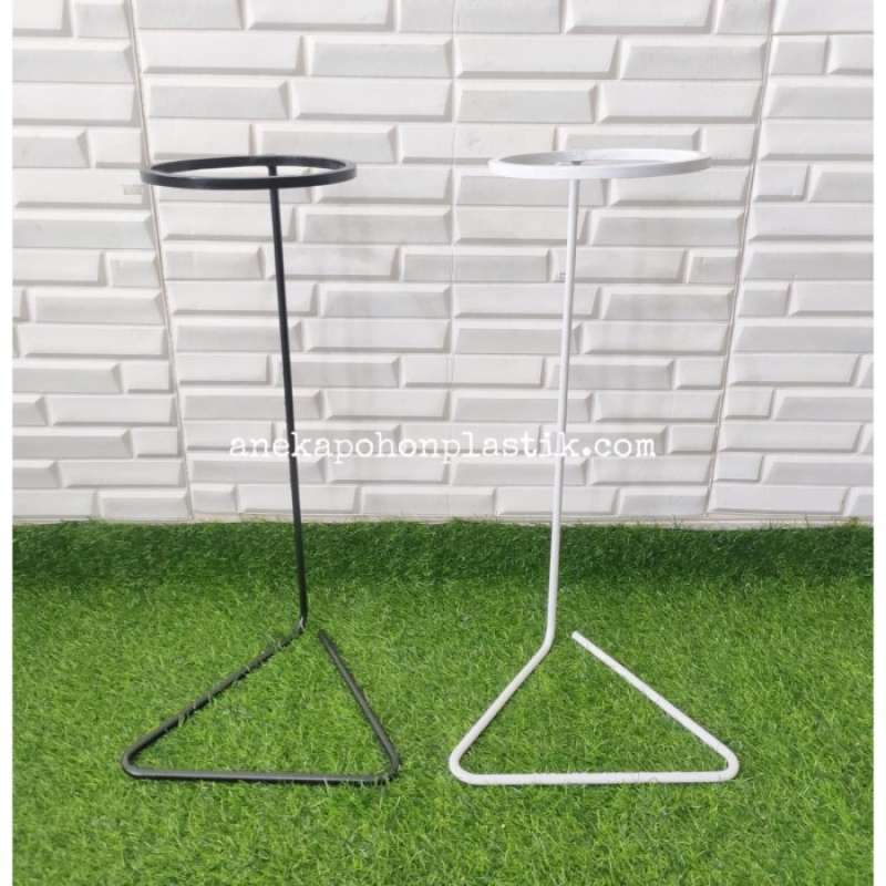 Promo Standing Pot Besi Segitiga T60 Rangka Vas Tanaman Artifisial ...