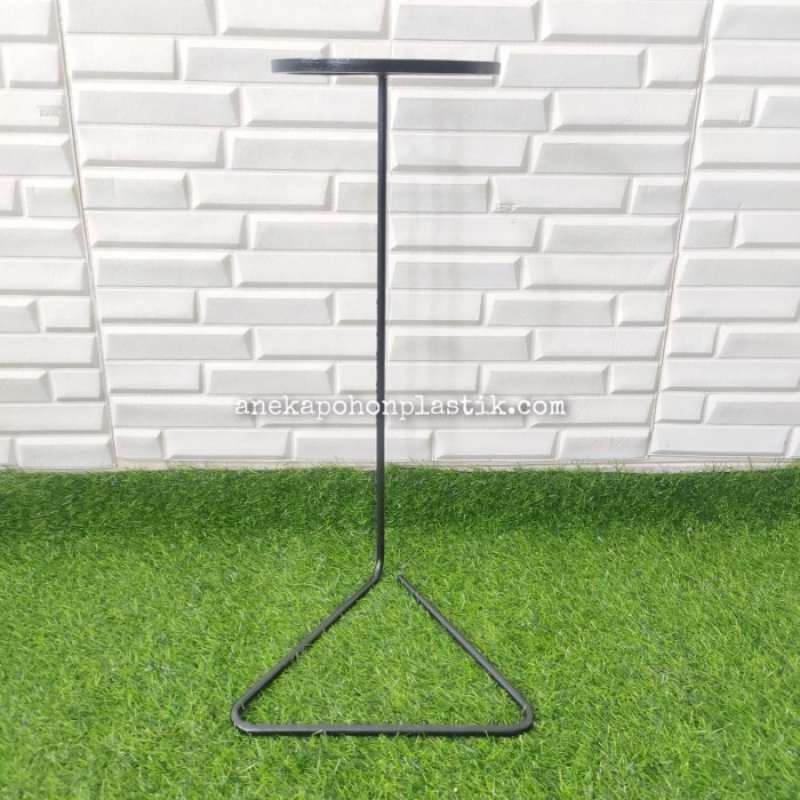 Promo Standing Pot Besi Segitiga T60 Rangka Vas Tanaman Artifisial ...