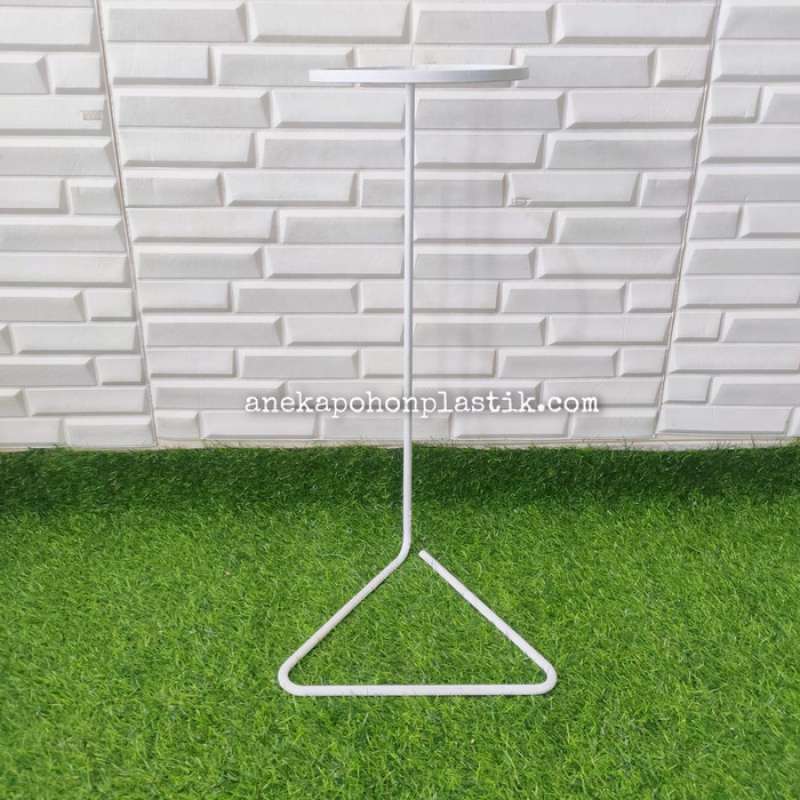 Promo Standing Pot Besi Segitiga T60 Rangka Vas Tanaman Artifisial ...