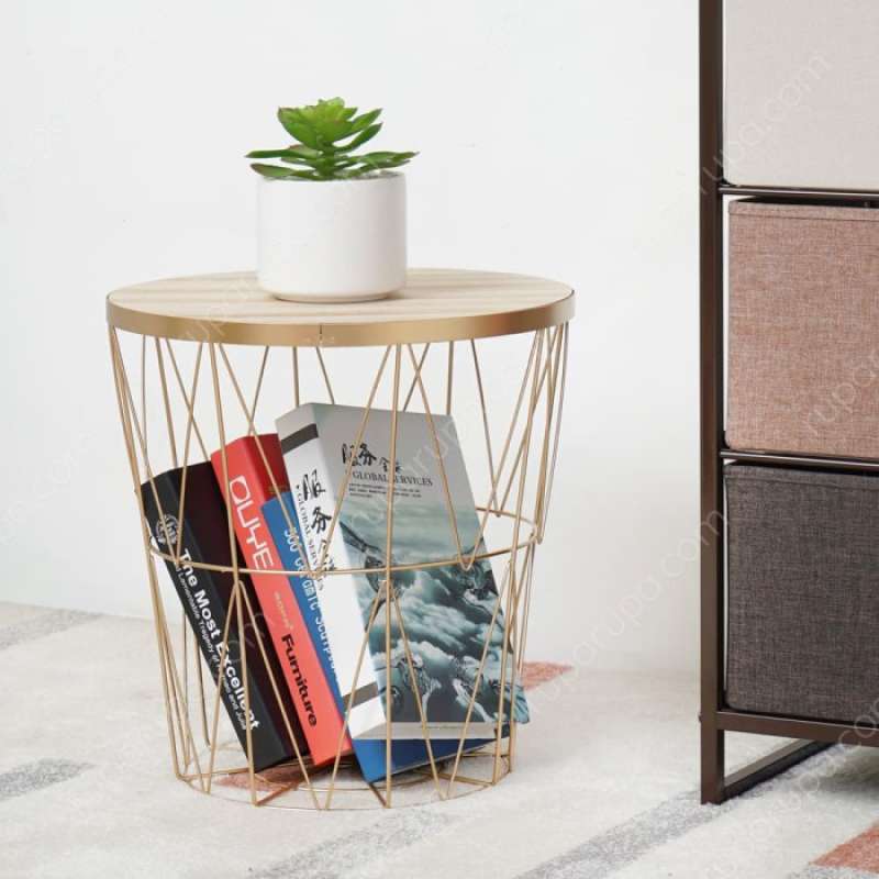 Promo Meja Topaz Storage Meja Besi Kayu Informa Terbaik - Gold Diskon ...