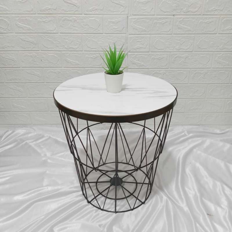 Promo Meja Topaz Storage Meja Besi Kayu Informa Terbaik - Hitam 2 Motif ...