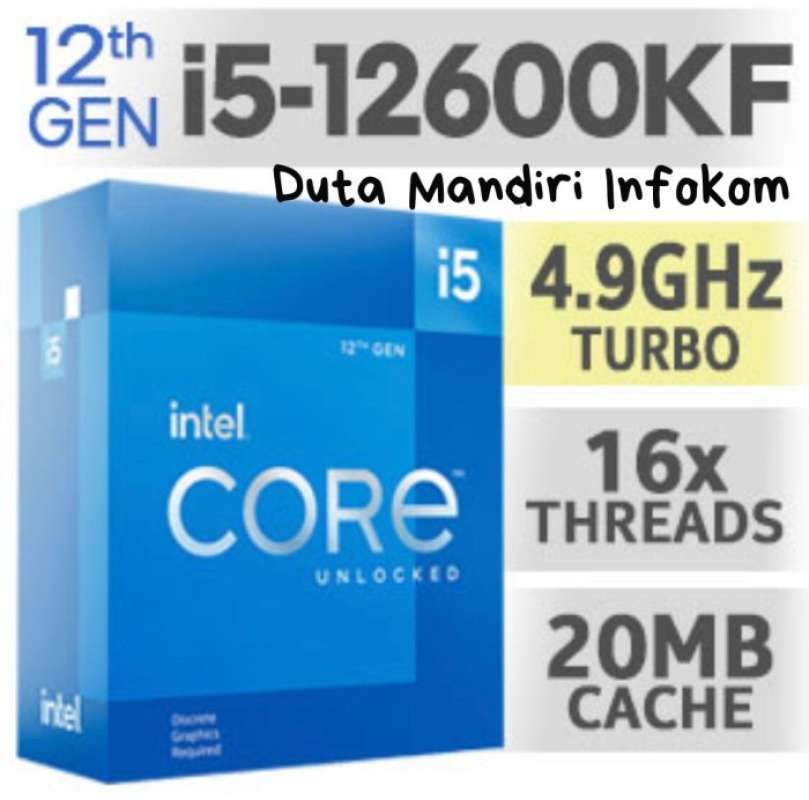 Promo Cessor Intel Core I Kf Box Alder Lake Socket Lga Ghz Diskon Di Seller