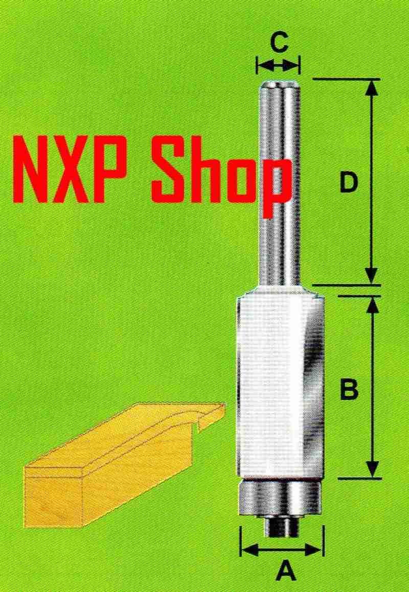Promo Promo- Router Bit Profil Kayu Lurus Bearing 6mm Flush Trimming ...