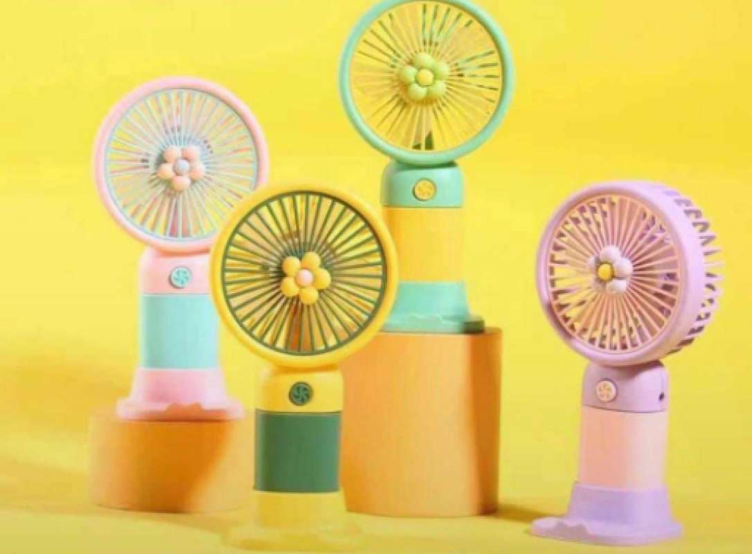 Jual Kipas Portable Bunga Kipas Karakter Mini Fan Kipas Angin Genggam ...