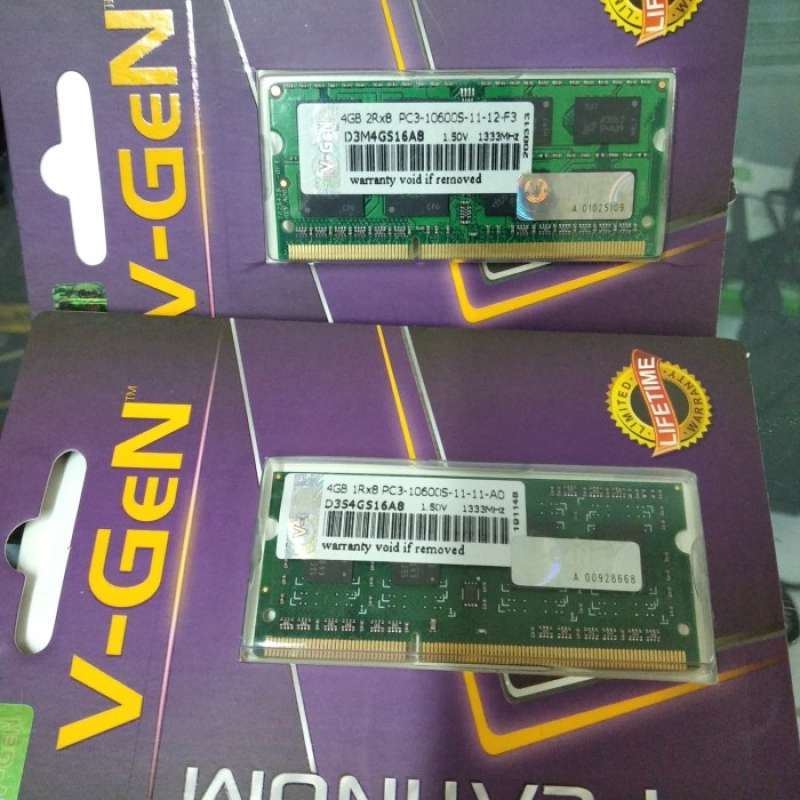 Promo Ram Sodim V-gen Ddr3 4gb Pc10600 Diskon 23% Di Seller Scrollbox ...