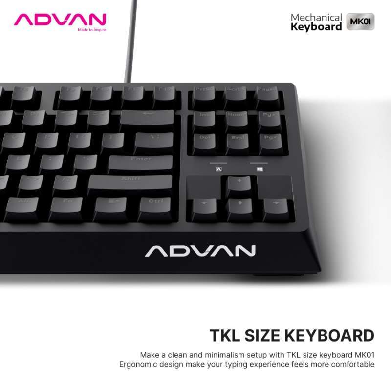 Jual Advan Mechanical Keyboard Mk01 Di Seller Advan It - Babakan Ciamis ...
