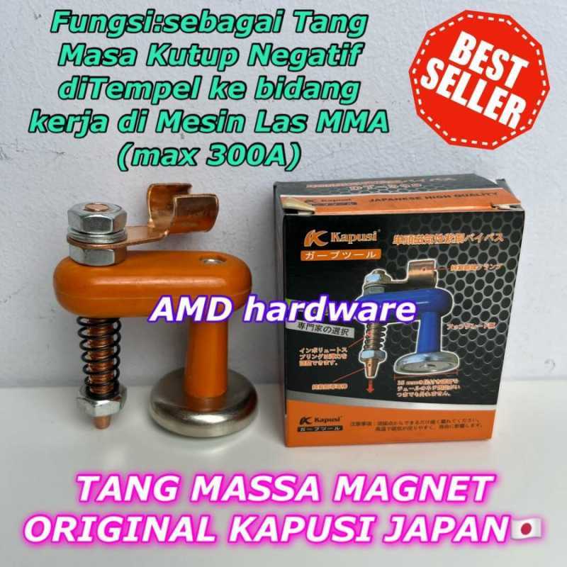Jual Tang Massa Magnet 300a-500a Earth Clamp Double Single Masa Kapusi ...