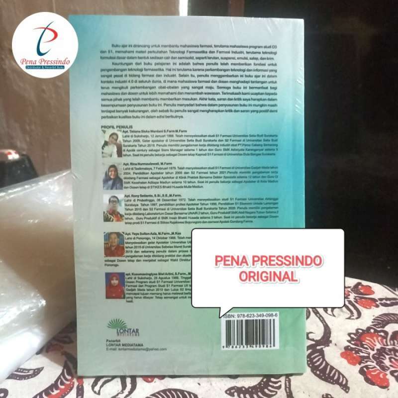 Jual Buku Teknologi Sediaan Liquid Dan Semi Solid - Tatiana Siska Wardani Di Seller Circlet ...