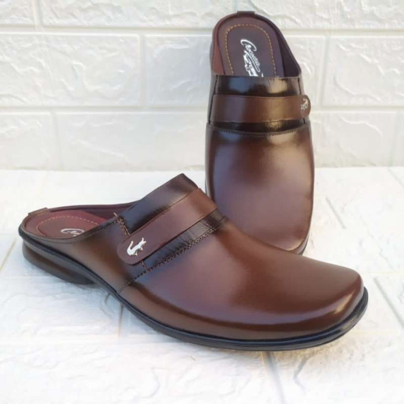 Jual Sepatu Bustong Kulit Pria - 39 Coklat 02 Di Seller Wd_store ...