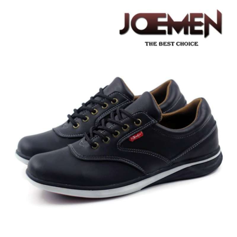 Jual Sepatu Kulit Pria Sepatu Kerja Cowok Casual Original Joemen J35 ...