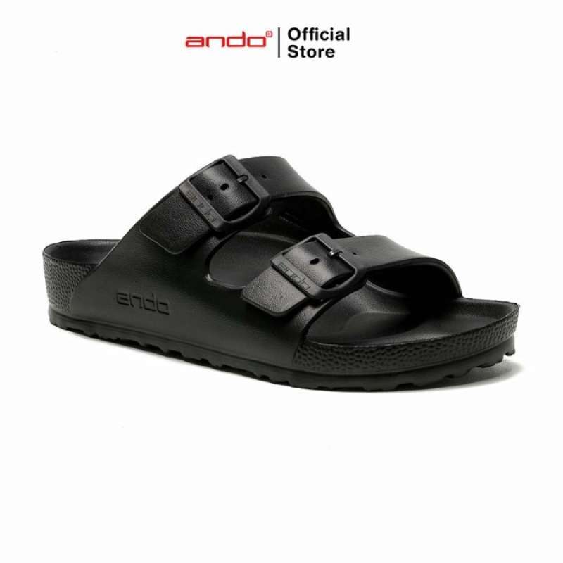 Jual Ando Official Sandal Selop Sultan Pria Dewasa - Hitam - 41 Di ...