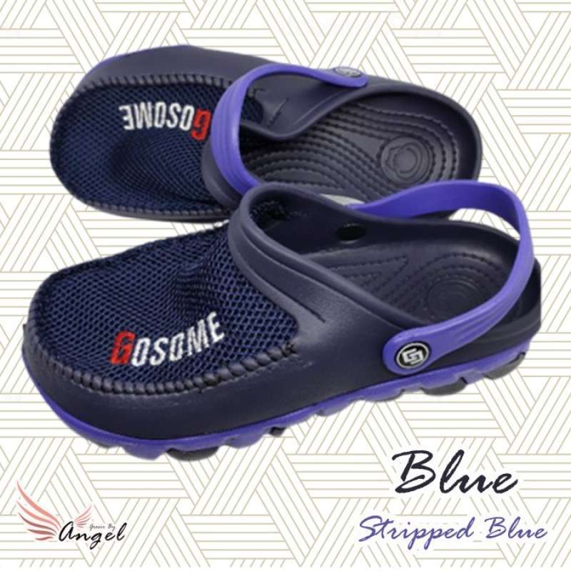 Jual Sepatu Sandal Pria S40-44 Merk Gosome Model Crocs Baim - Abu-abu ...