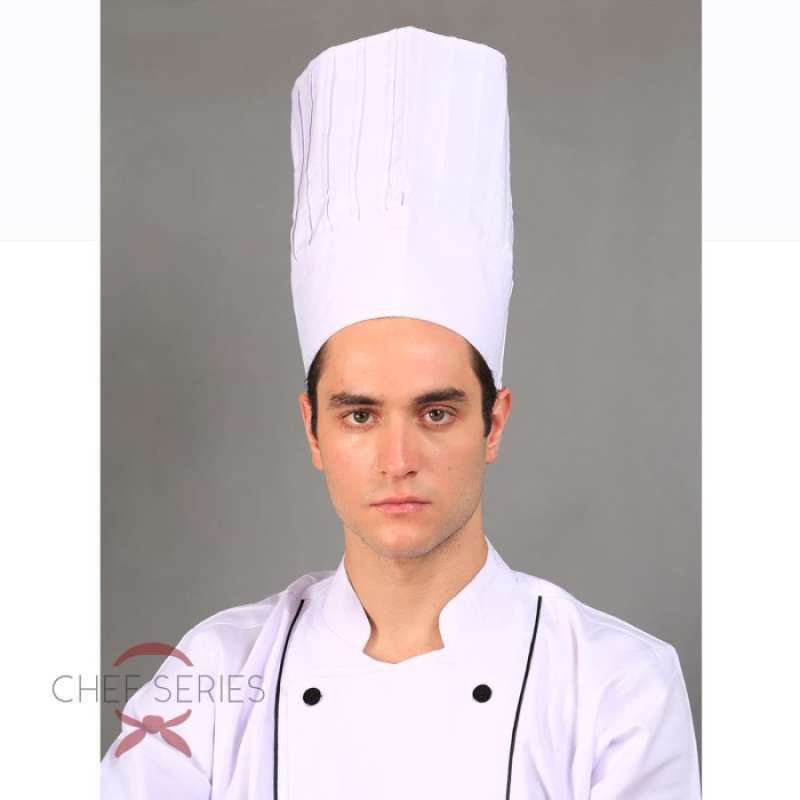 Jual Chef Series Topi Koki Tinggi (high Chef Hat) Di Seller Wd_store ...