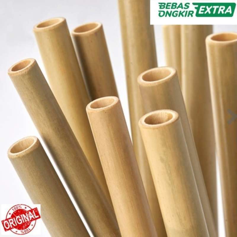 Promo 1set 12pcs Sedotan Bambu Alami Praktis Ramah Lingkungan Original Diskon 23% Di Seller ...