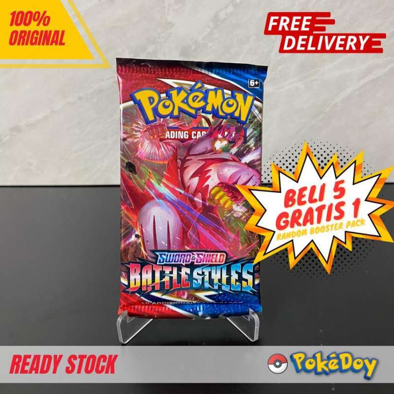 Jual Swsh Battle Styles Booster Pack Pokemon Card Tcg Kartu English Ori ...